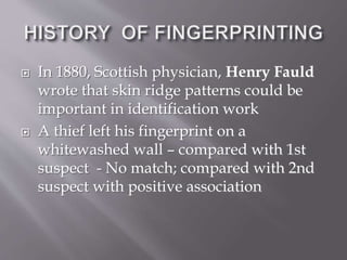 Finger print | PPT