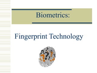 fingerprint_ information _technology.ppt