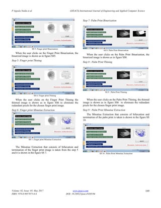 Fingerprint and Palmprint Multi-Modal Biometric Security System | PDF
