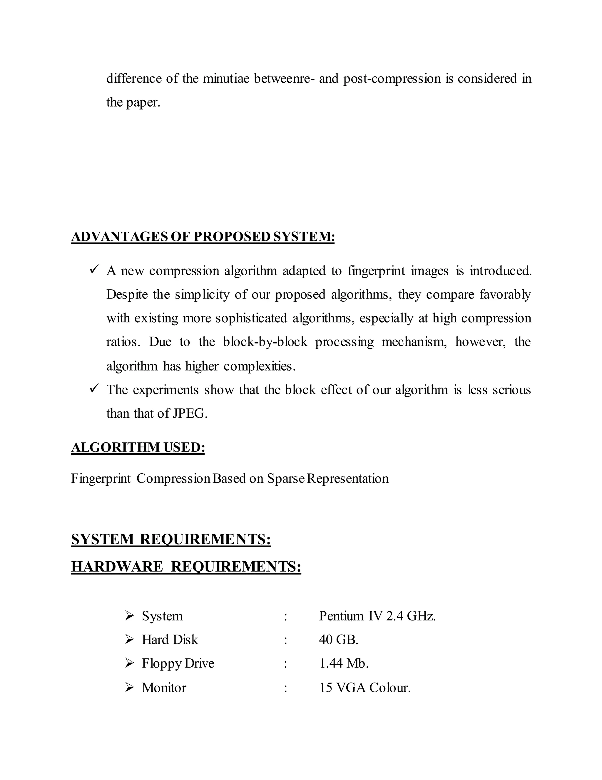 IEEE 2014 MATLAB IMAGE PROCESSING PROJECTS Fingerprint compression-based-on-sparse ...