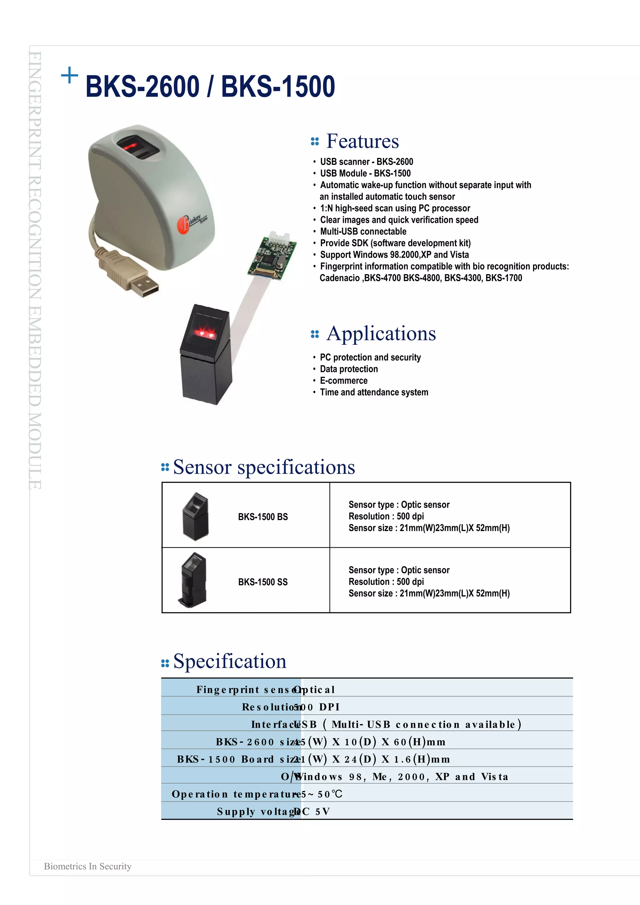 FINGERPRINT RECOGNITION EMBEDDED MODULE | PPT