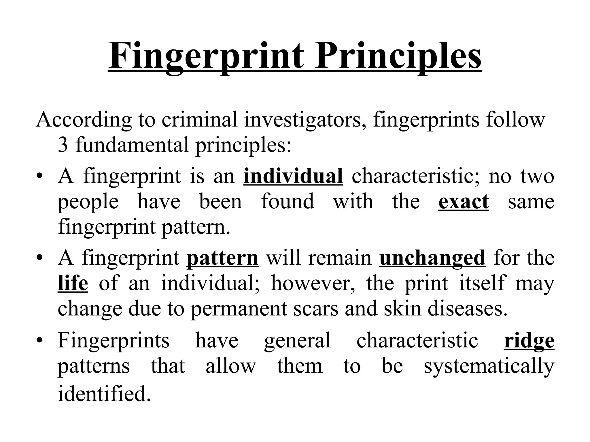 Fingerprint101 | PPT