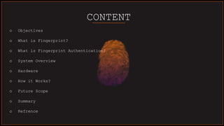 Fingerprint Authentication Using Biometric And Aadhar Card Fingerprint ...
