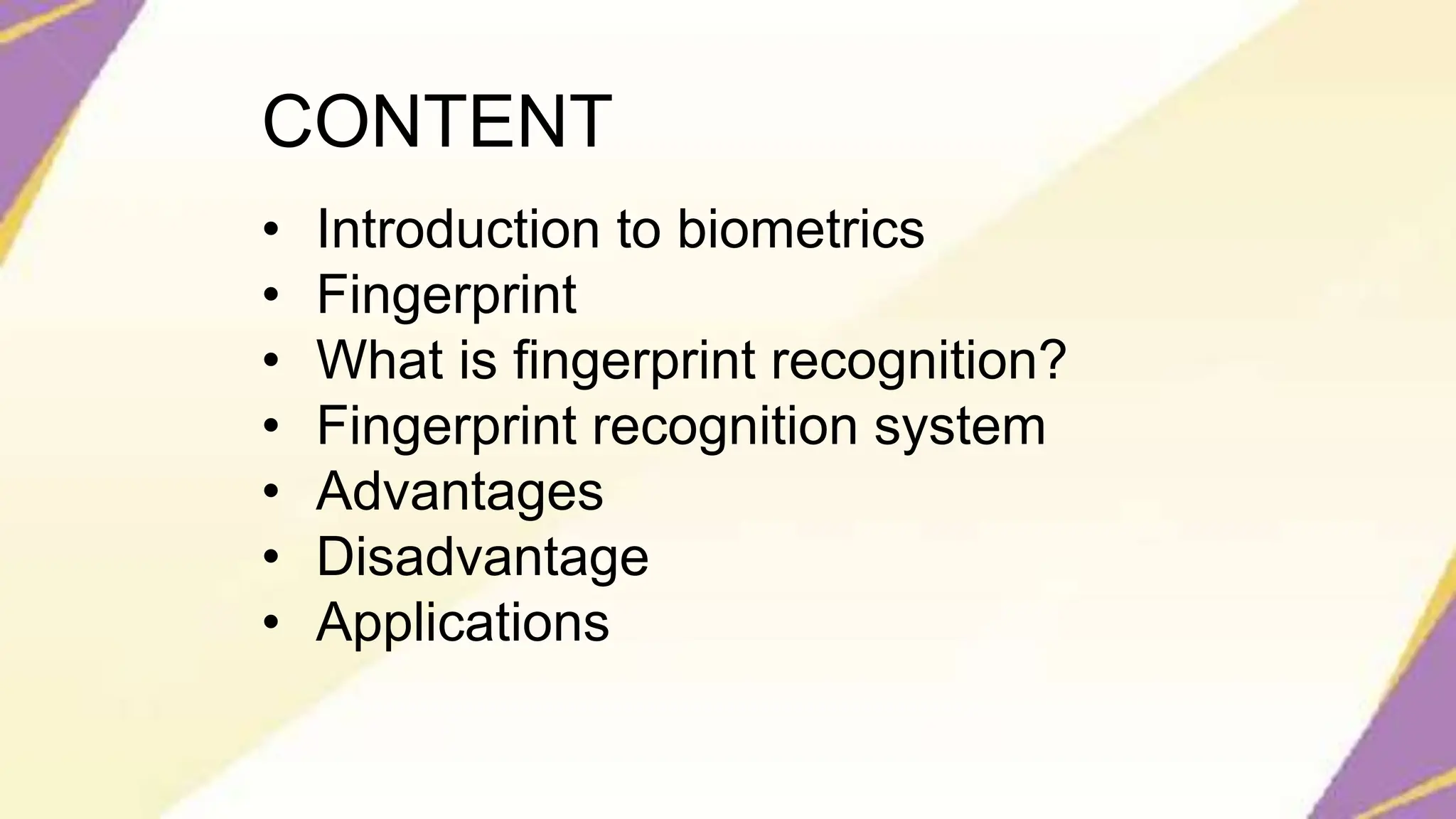 Fingerprint Authentication Seminar.pptx
