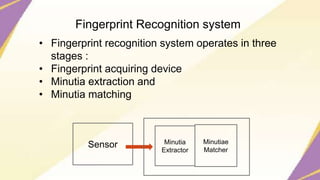 Fingerprint Authentication Seminar.pptx
