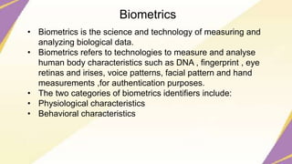 Fingerprint Authentication Seminar.pptx