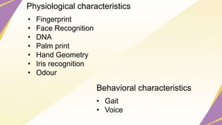 Fingerprint Authentication Seminar.pptx