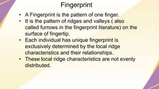 Fingerprint Authentication Seminar.pptx