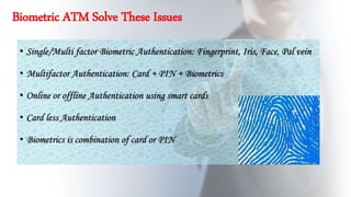 Finger print ATM | PPTX