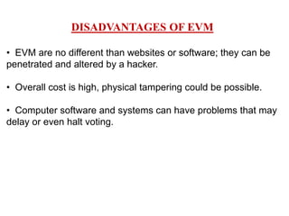 Finger print based EVM by saurabh | PPTX