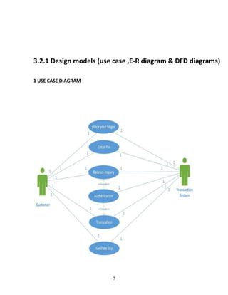 Fingerprint based transaction system | DOCX | Databases | Computer Software and Applications