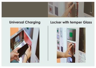 Finger print base quick mobile charging locker system - chargeIn | PDF