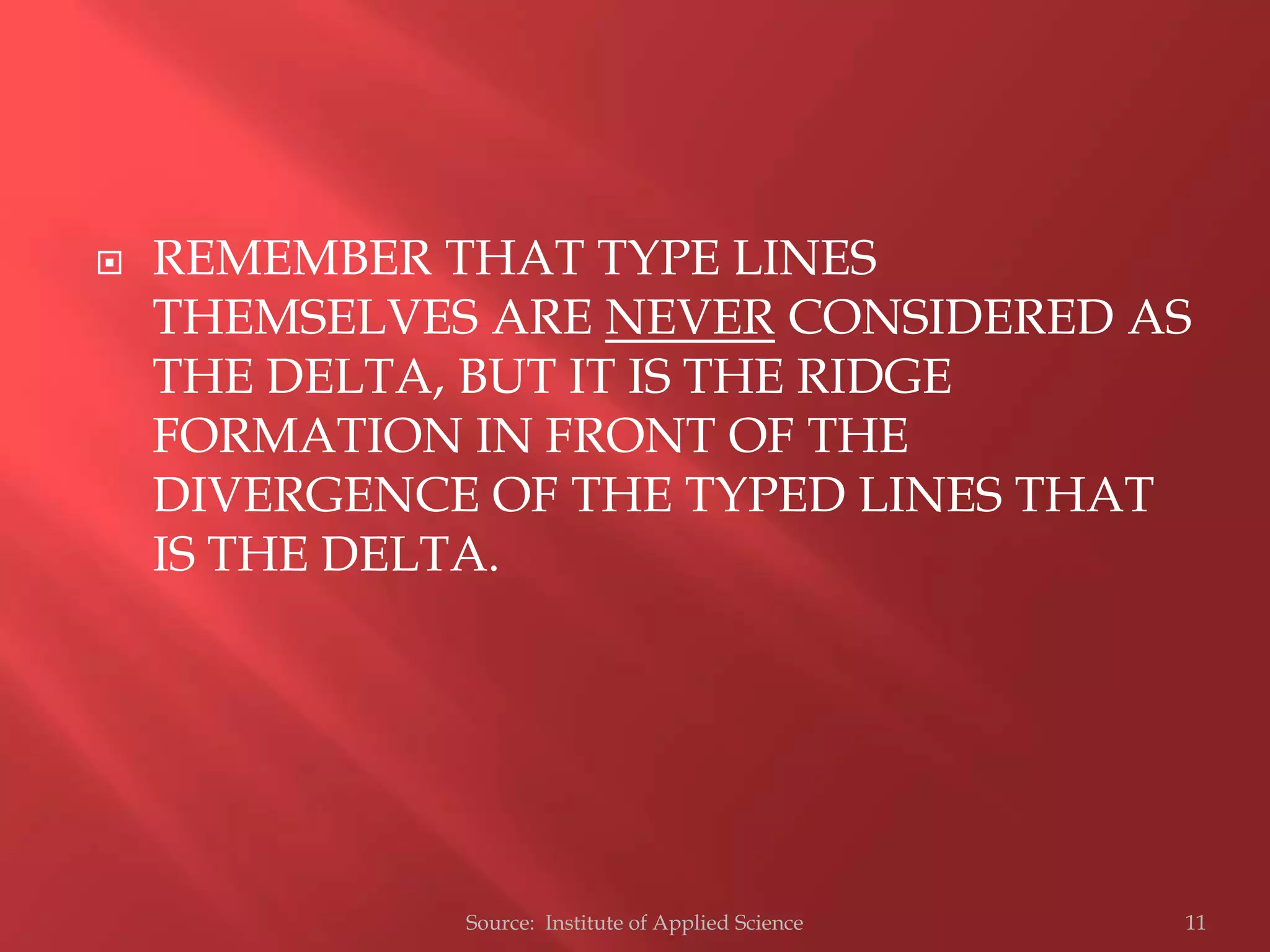 Fingerprint classification rules | PPTX | Geography | Science