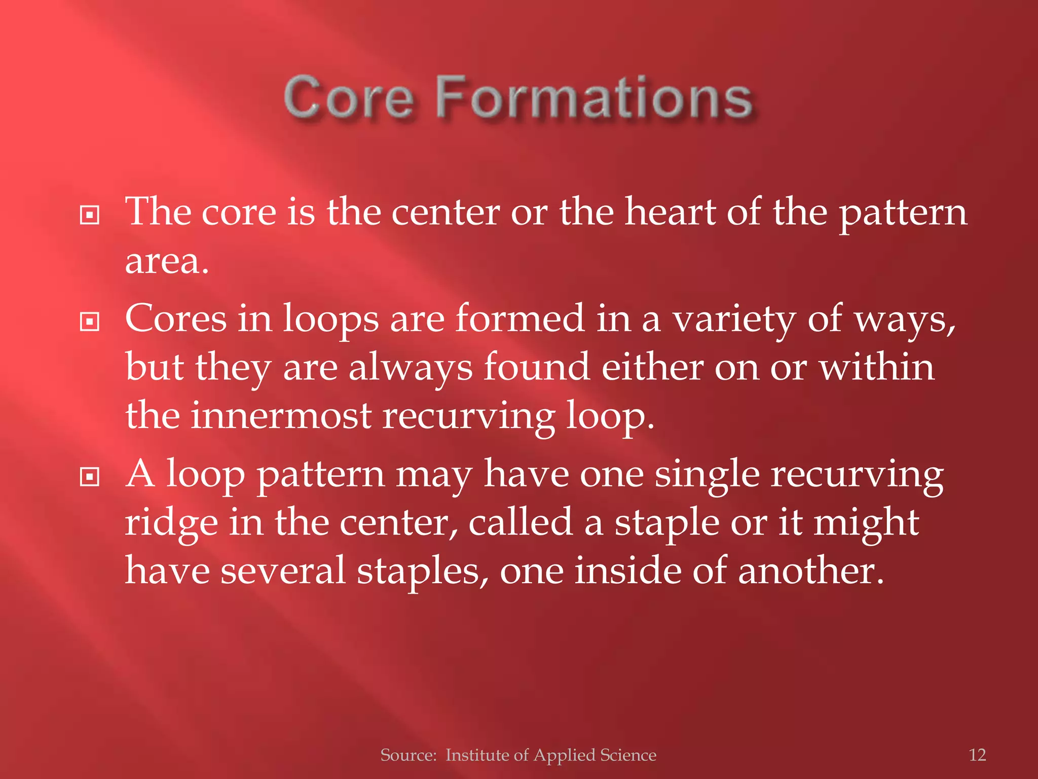 Fingerprint classification rules | PPTX