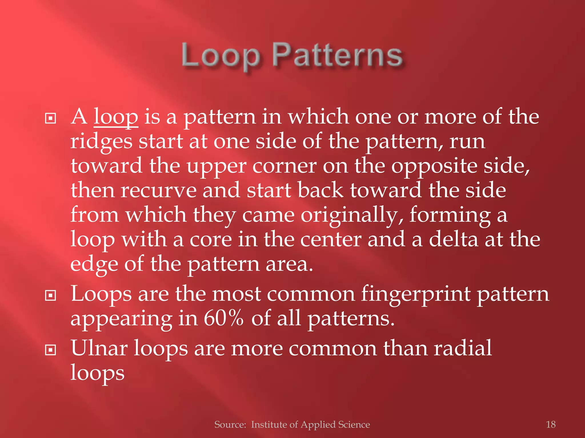 Fingerprint classification rules | PPTX