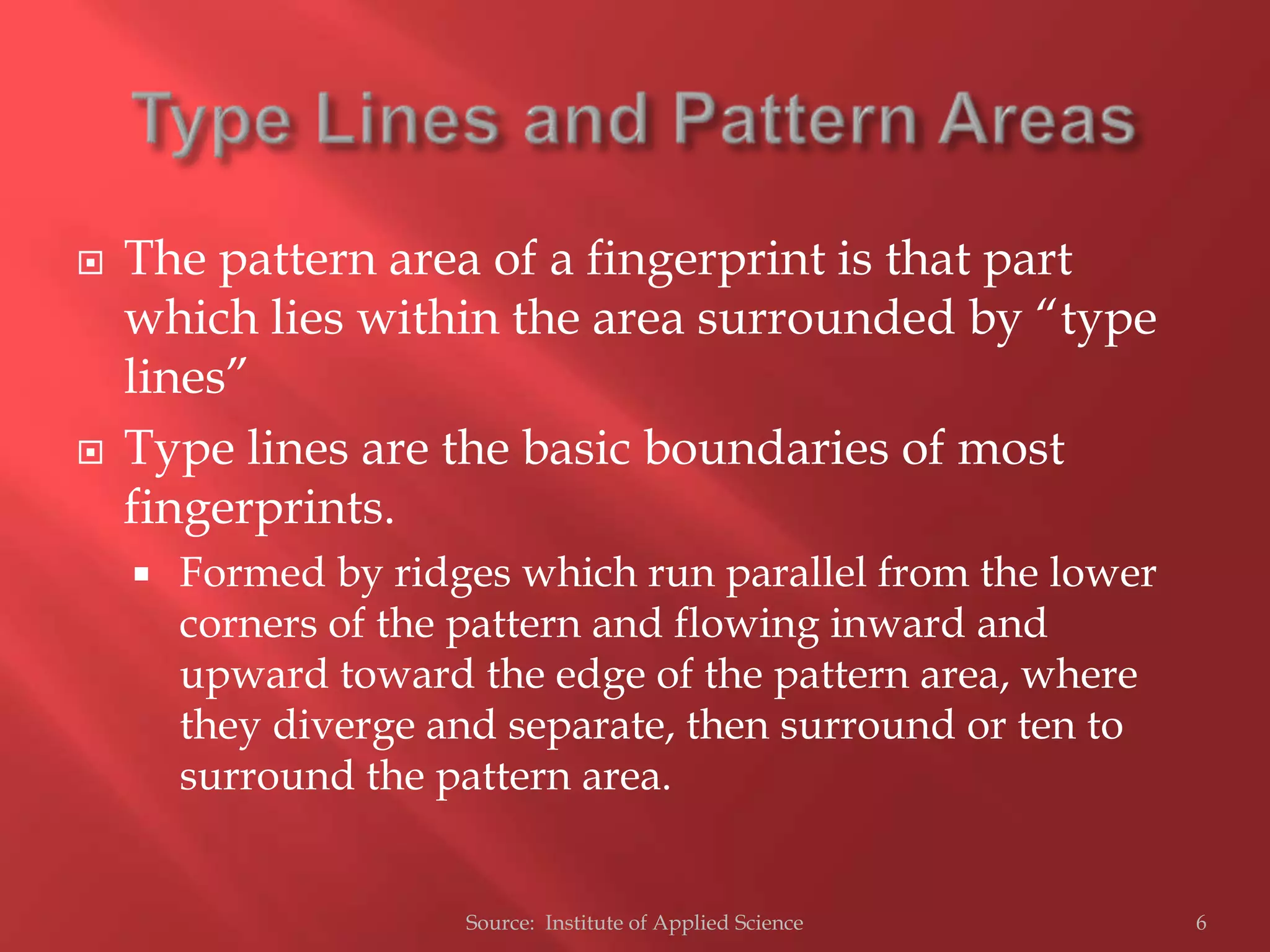 Fingerprint classification rules | PPTX
