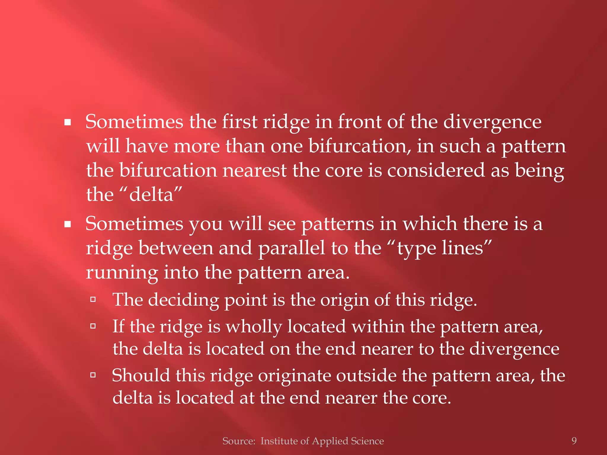 Fingerprint classification rules | PPTX