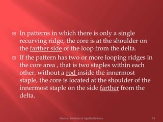 Fingerprint classification rules | PPTX