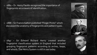 Fingerprint detection | PPTX