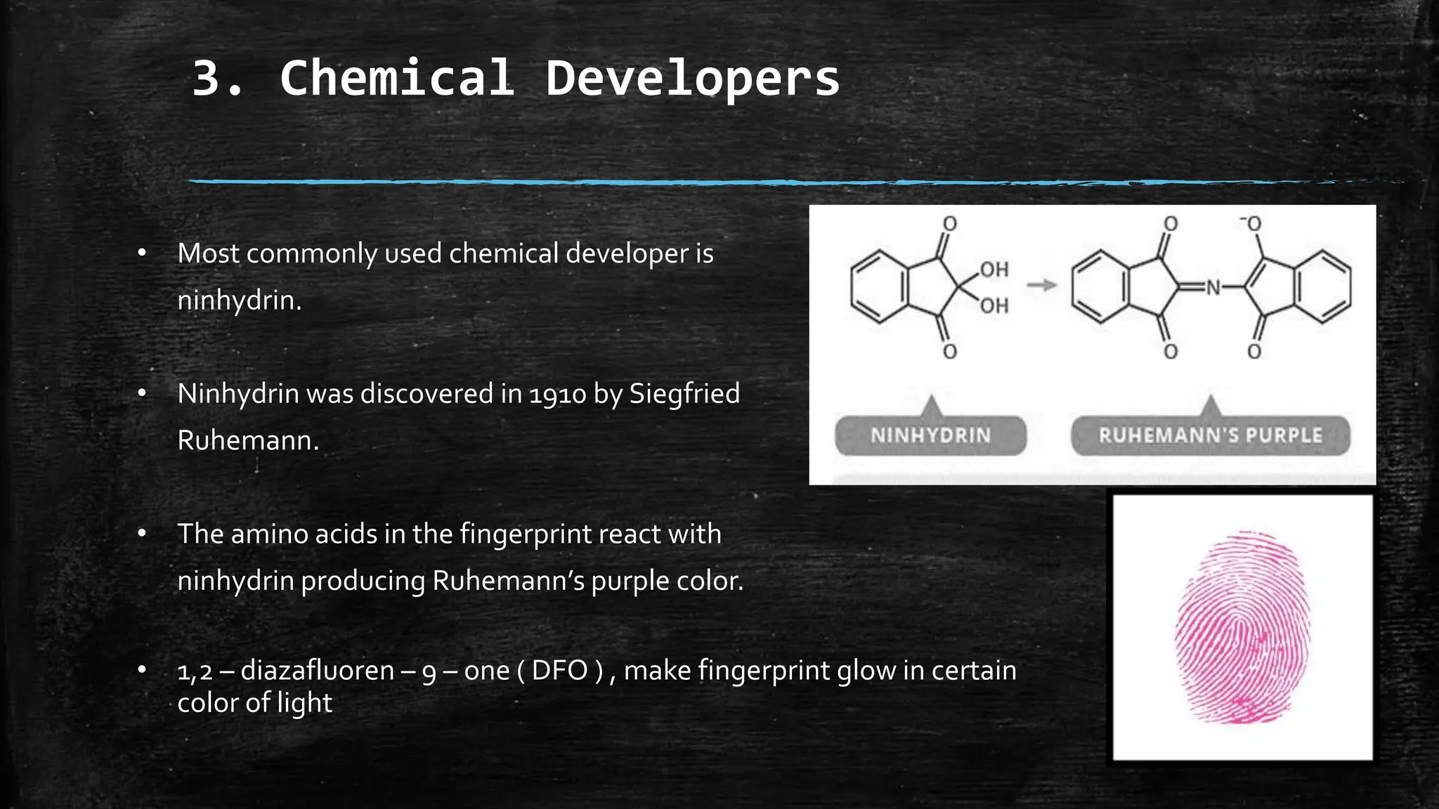 fingerprint detection method ( forensic science) | PPT