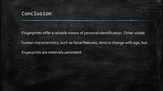fingerprint detection method ( forensic science) | PPTX