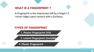 Fingerprint development methods Presentation.pptx | Chemistry | Science