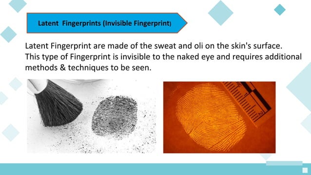 Fingerprint development methods Presentation.pptx | Chemistry | Science