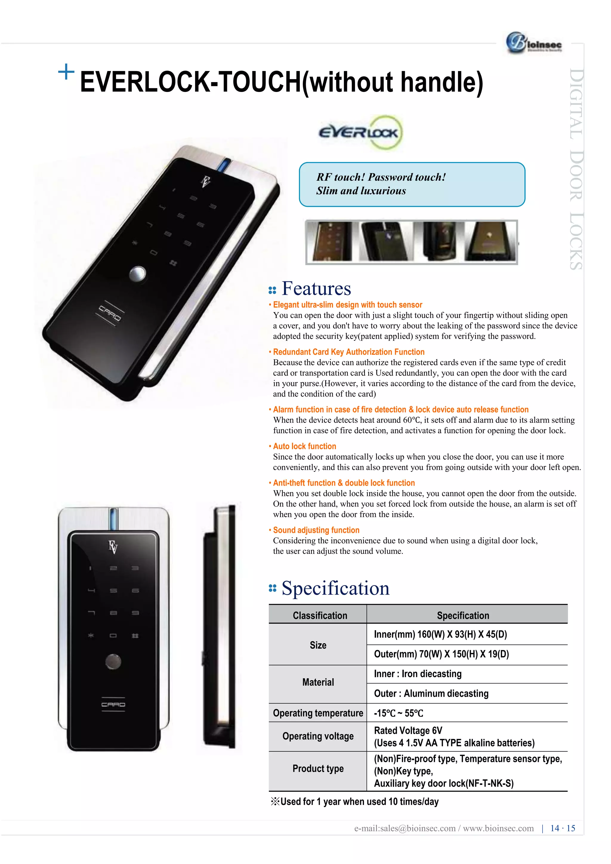 Fingerprint door lock | PPTX | Home Security | Home & Garden