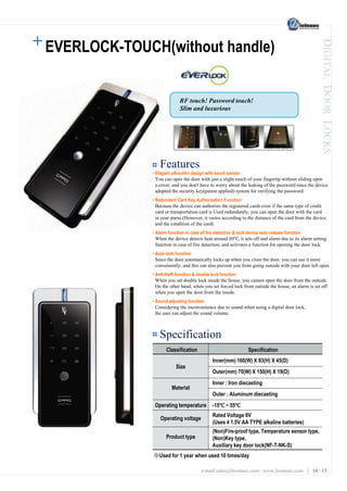 Fingerprint door lock | PPTX | Home Security | Home & Garden