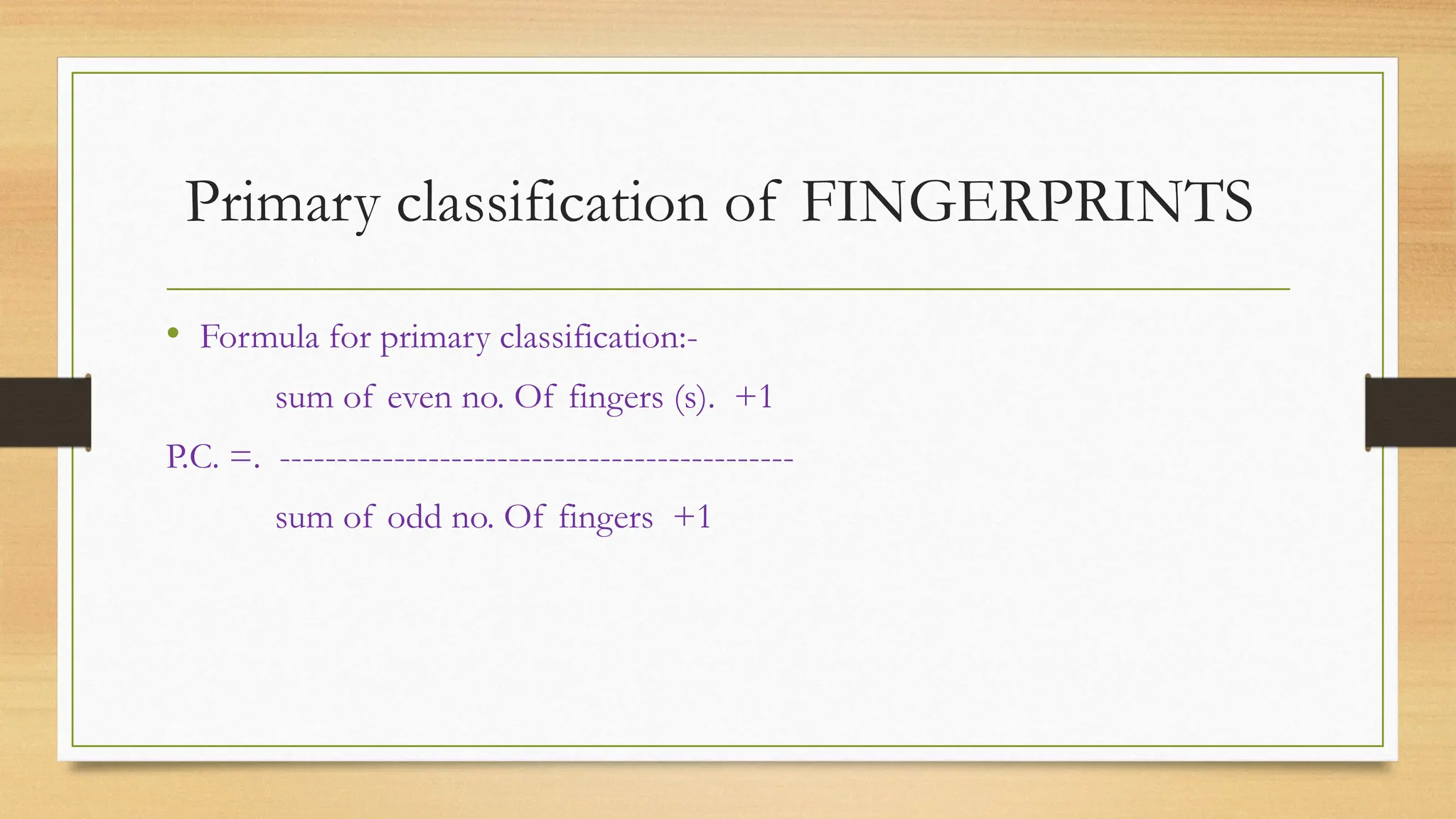 finger printing, types and explanation.pptx