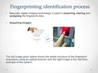 Fingerprinting technology | PPTX