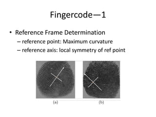 Fingerprint matching from minutiae texture maps -com | PPT