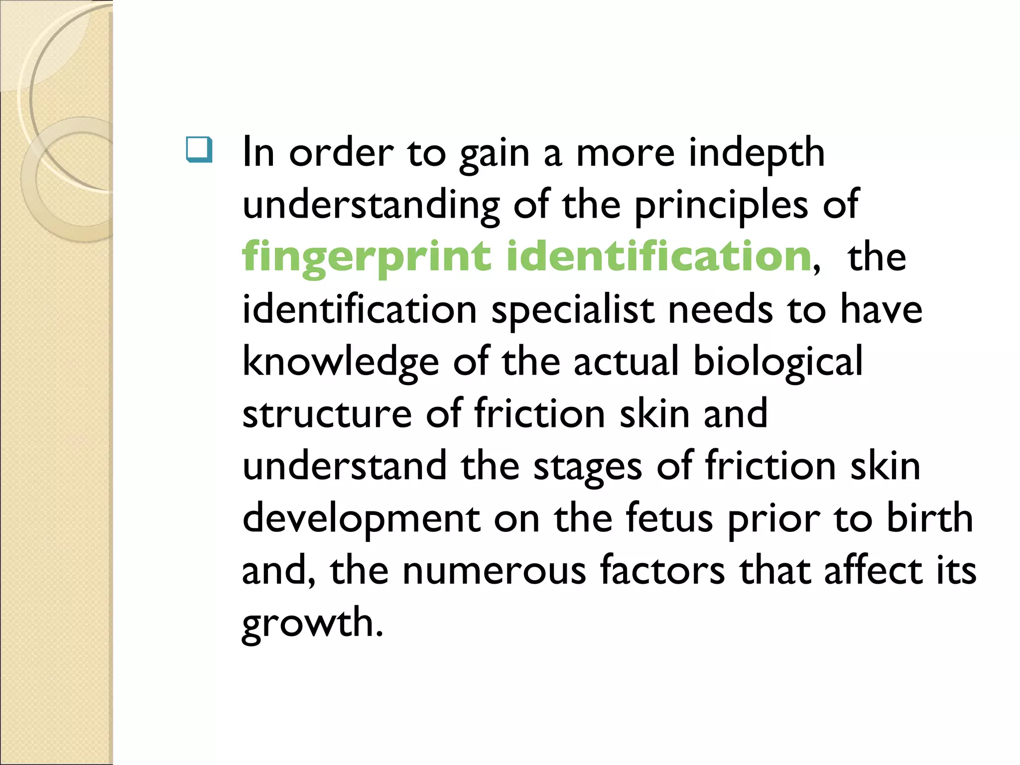 Fingerprint Pattern | PPT