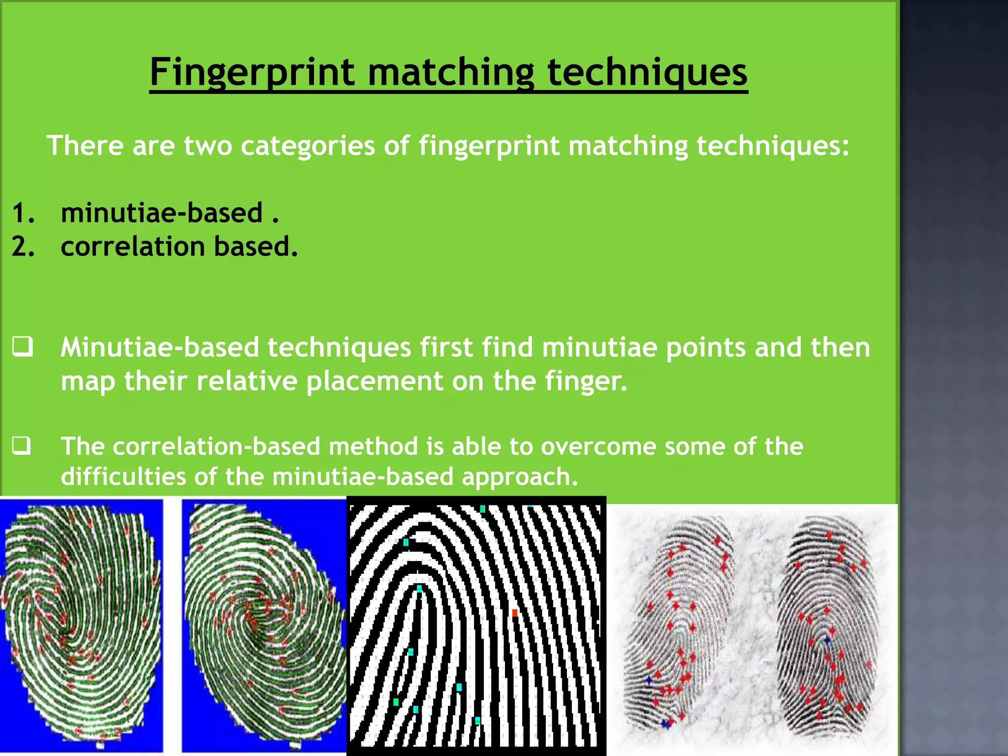 Fingerprint presentation | PPTX