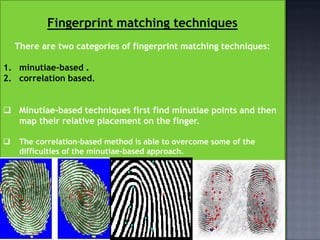 Fingerprint presentation | PPTX