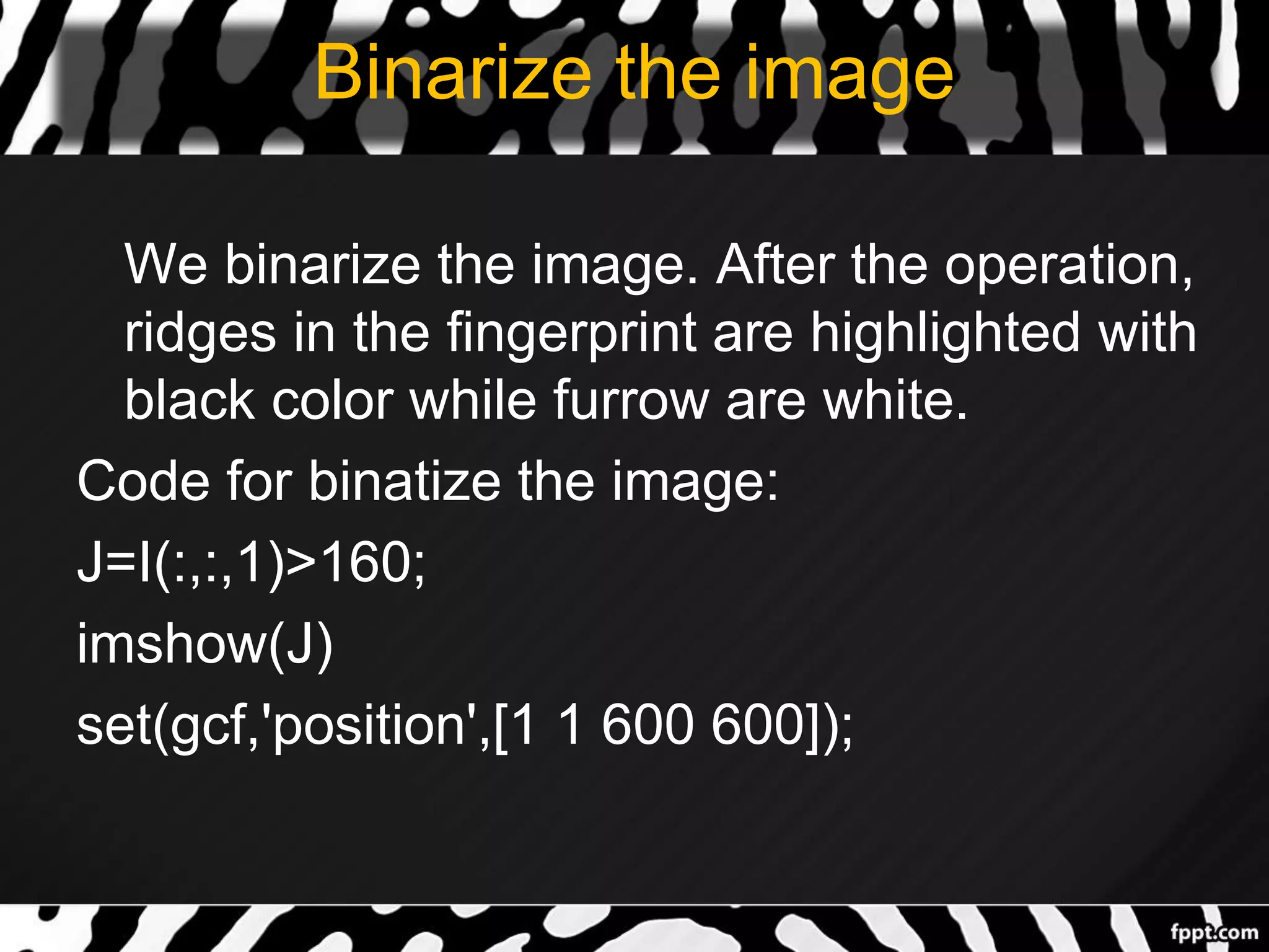 Finger print presentation by R Rajkumar | PPT