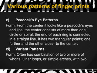 Finger print presentation by R Rajkumar | PPT