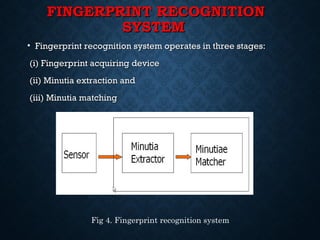 Finger print recognition | PPT