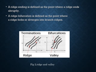 Finger print recognition | PPT
