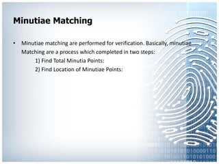 Fingerprint recognition | PDF | Photo Editing Software | Computer Software and Applications