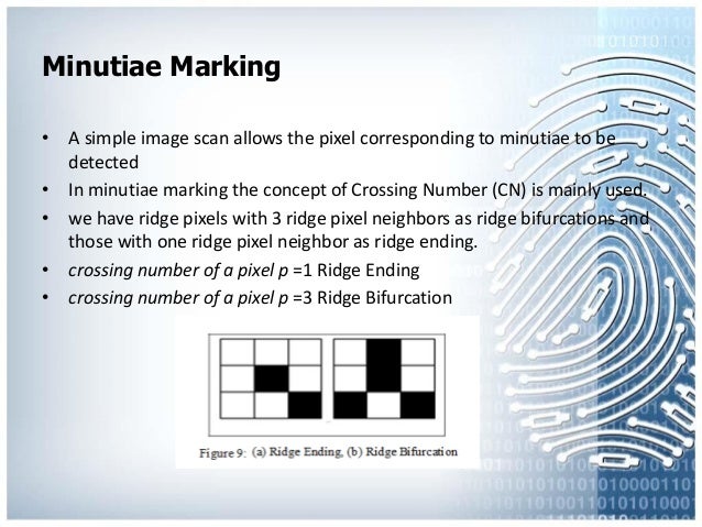Fingerprint recognition