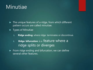 Fingerprint recognition | PPT