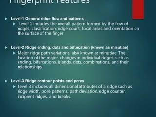 Fingerprint recognition | PPT