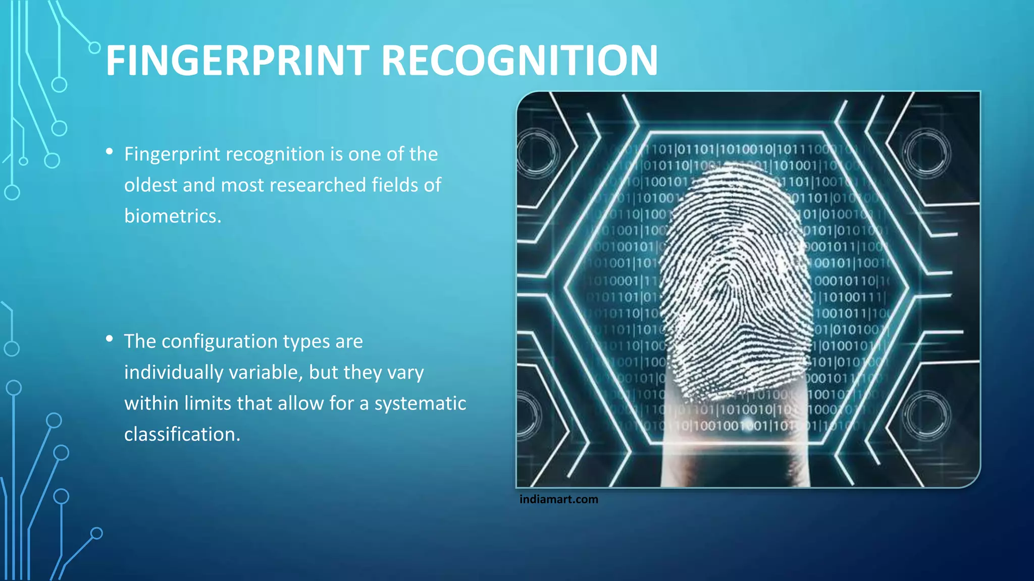 Fingerprint recognition | PPT