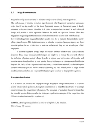 Fingerprint recognition using minutiae based feature | PDF