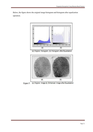 Fingerprint recognition using minutiae based feature | PDF