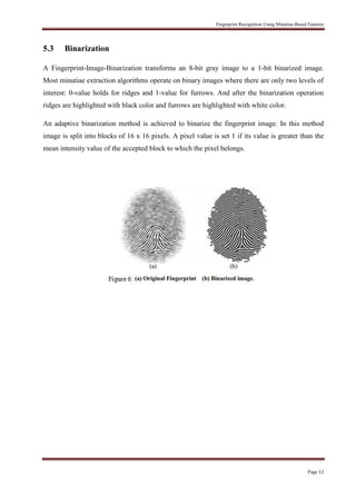 Fingerprint recognition using minutiae based feature | PDF | Computing | Technology & Computing