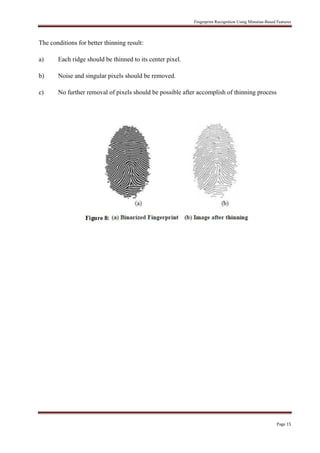 Fingerprint recognition using minutiae based feature | PDF