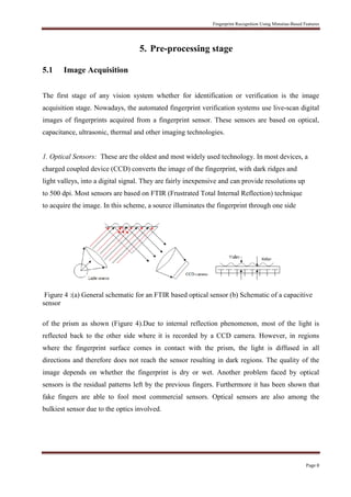 Fingerprint recognition using minutiae based feature | PDF