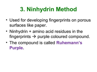 Fingerprints | PPT